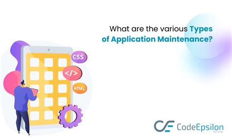 What Are The Various Types Of Application Maintenance Codeepsilon