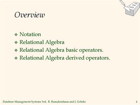 Relational Algebra Chapter Ppt Download