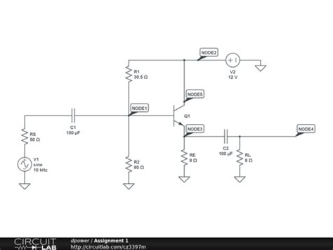 Assignment 1 Circuitlab
