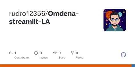 GitHub Rudro Omdena Streamlit LA