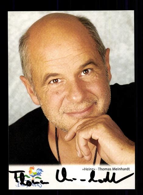 Cartolina Autografata Thomas Meinhardt Die Fallers Firmata Originale