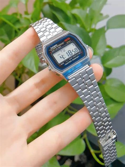 นาฬิกาผู้ชาย Casio นาฬิกาข้อมือผู้ชาย Casio นาฬิกา นาฬิกาผู้ชายสายแสตนเลส หน้าปัดสีเงิน มั่นใจ