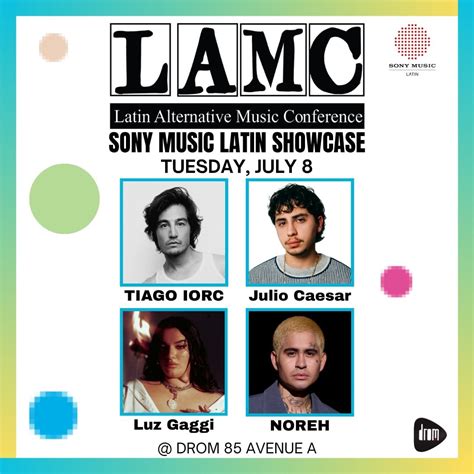 Lamc Showcase Sony Music Latin July 8 2025