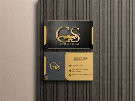 gaurav suthar on linkedin visiting card for illustrator