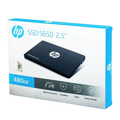 SSD HP S650 Disco Solido 480GB / 560Mbps 2.5 Pulgadas 3D - Nimavi