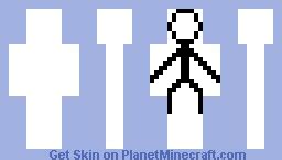Stickman Minecraft Skin