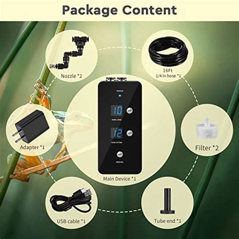 reptile humidifiers humidity controller for reptile terrariums vivarium