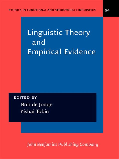 linguistic theory and empirical evidence pdf hypothesis methodology
