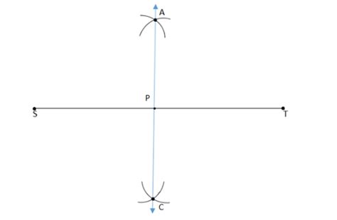 draw a line segment of length 10 cm and bisect it further bisect one