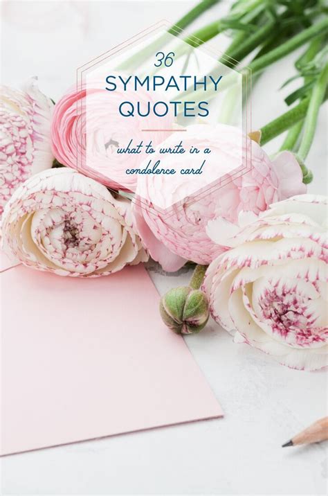Sympathy Messages On Flower Card` Card Template