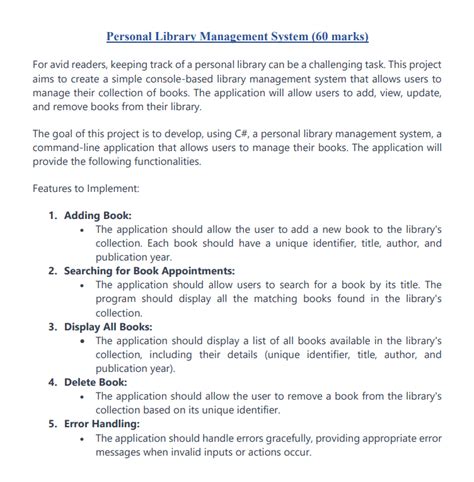 implementing a search algorithm for a personal library management syst