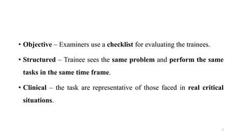 Objective Structured Clinical Examination Osce Pptx Medical Tests Medical Health