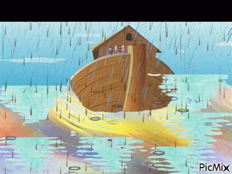 Noahs Ark Flooding  Noahsark Flooding Rain Discover And Share S
