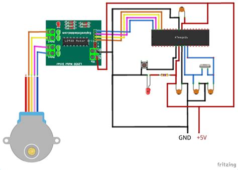 Interfacing Stepper Motor with AVR Microcontroller Atmega16