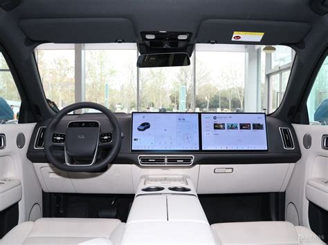 蓝色理想l7中控内饰图片理想l7 2024款 Max7979858太平洋汽车网