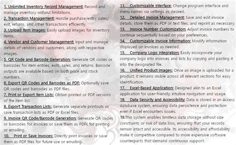 Excel Inventory Management QR Barcode Generator Sales Tracking Invoice Management Ad Free
