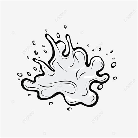 물 스플래시 요소 그림 검은 개요 만화 또는 만화 스타일 만화 요소 만화 요소 물 땀 눈물 Png 일러스트 및 이미지 에 대한 무료 다운로드 Pngtree