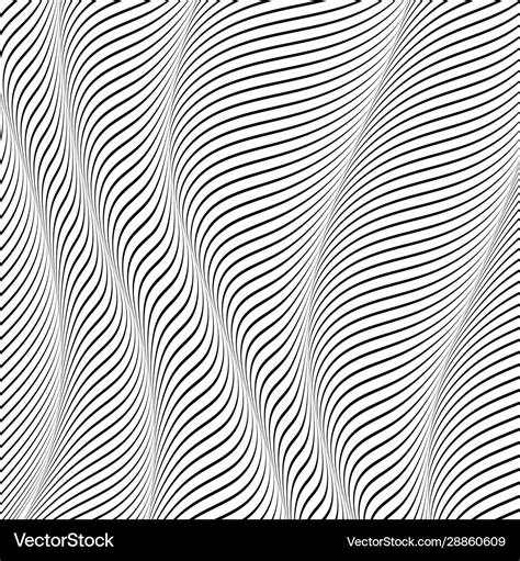 Abstract Wavy Background Optical Art Opart Striped