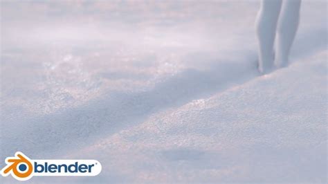 How To Easily Make Interactive Snow Blender Tutorial Em