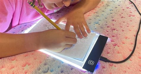 Portable Led Light Tracing Pad 6 49 Shipped Great For Sketching Diamond Art More Hip2save