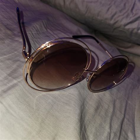 Vintage 1970s Elton John Sunglasses Big Frame Tan Depop