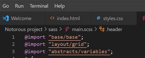 Css Error In Accessing Variables From Variable File On Grid File Stack Overflow