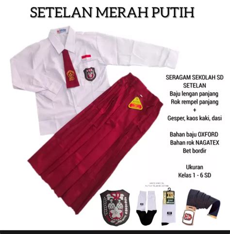 Detail Gambar Seragam Merah Putih Lengkap Koleksi Nomer