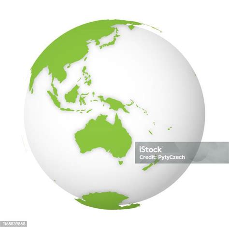 자연 지구 지구 지구 녹색 땅흰색 지구구에 그림자를 떨어 뜨리는 3d 세계지도 벡터 일러스트레이션 0명에 대한 스톡 벡터 아트 및 기타 이미지 Istock