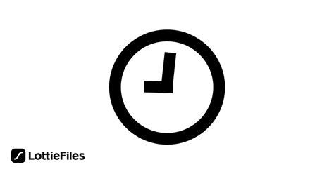 Free Time Clock Animation By Faisal Lottiefiles