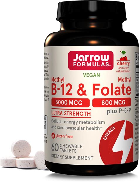 Jarrow Formulas Ultra Strength Methyl B 12 5000 Mcg