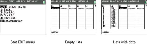 How To Enter Statistical Data In The TI 84 Plus Dummies