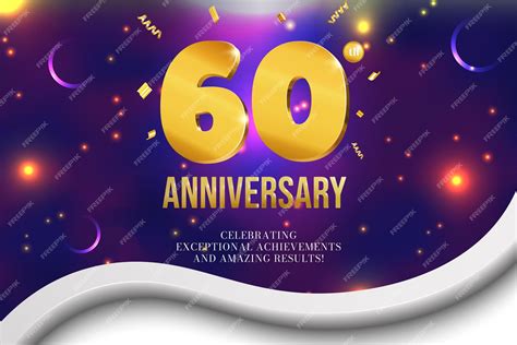 기념일 축하 황금 숫자 표지 디자인 빛나는 축제 배경 프리미엄 벡터