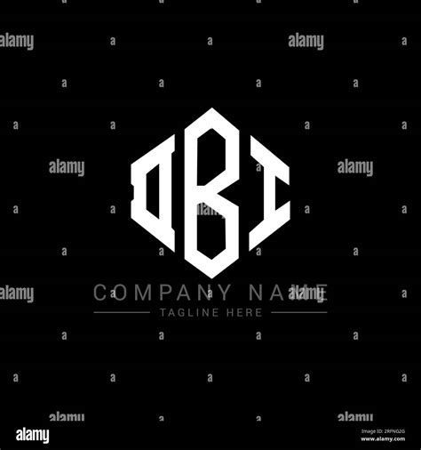 Dbi Letter Logo Design With Polygon Shape Dbi Polygon And Cube Shape Logo Design Dbi Hexagon