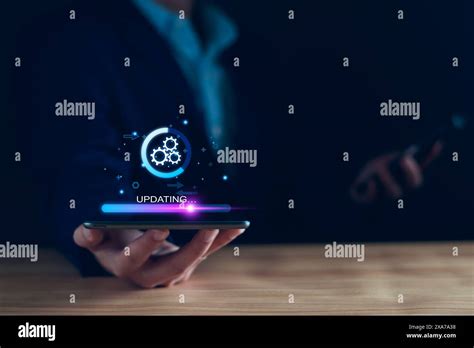 operating system upgrade concept installation app and software update