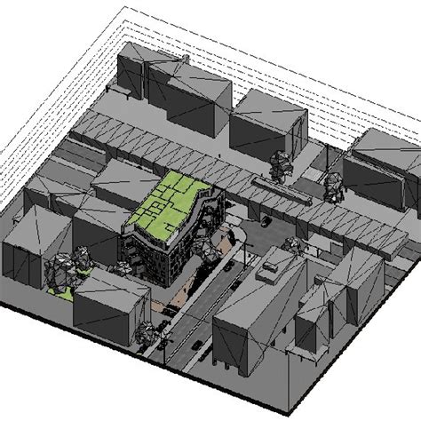 A Screenshot Of The 3d Model Starting View In Revit 2020 Made By Lucia Download Scientific