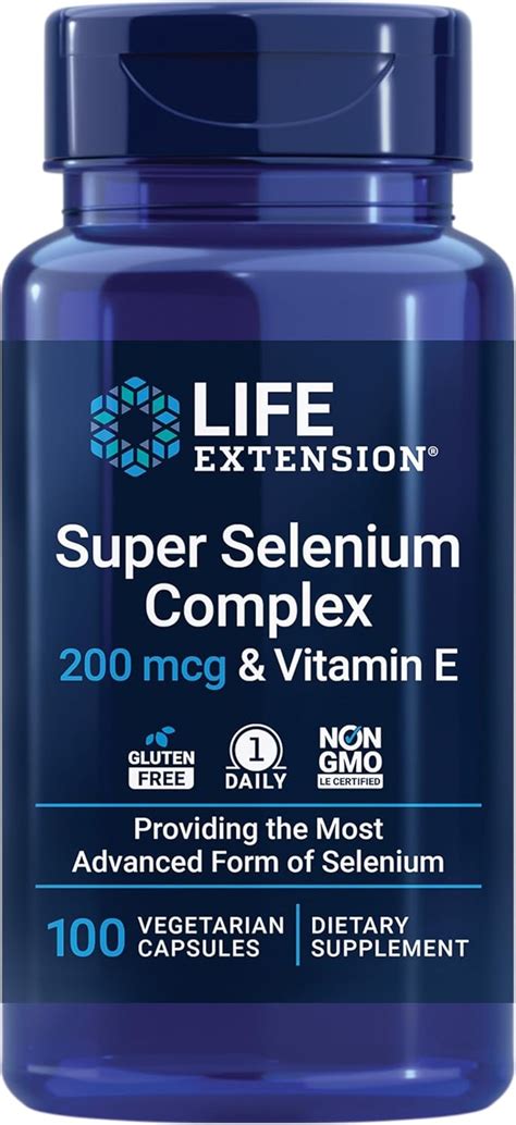 Life Extension Super Selenium Complex 200 Mcg 3 Forms Of
