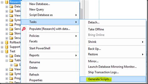 Sql Server Generate The Data Script Insert Script For Existing Data