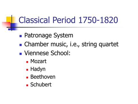 Ppt Classical Period 1750 1820 Powerpoint Presentation Free Download