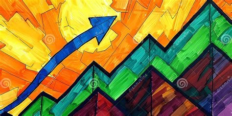 A Graph Of The Company S Growth And Profits An Abstract Representation