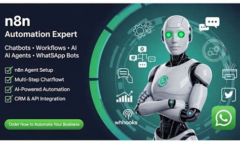 Setup n8n automation, n8n agent, n8n setup, n8n whatsapp chatbot, n8n ...