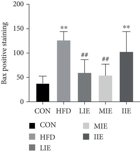 Immunohistochemical Staining Analyses Of Bax Bcl 2 And The Bcl 2bax