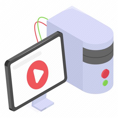 Computer Monitor Desktop Online Technology Multimedia Icon Download On Iconfinder