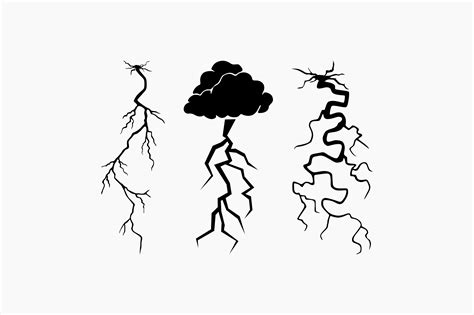 Realistic Lightning Drawing Realistic Lightning Drawing