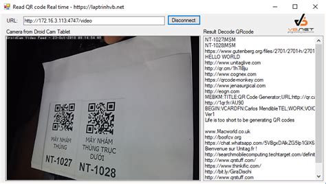 C Hướng Dẫn Viết ứng Dụng Scan Qr Code Barcode Trực Tiếp Qua Webcam