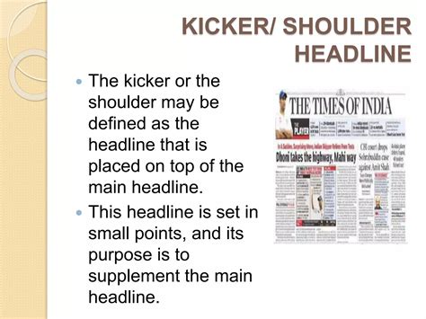 Kinds Of Headlines Pptx