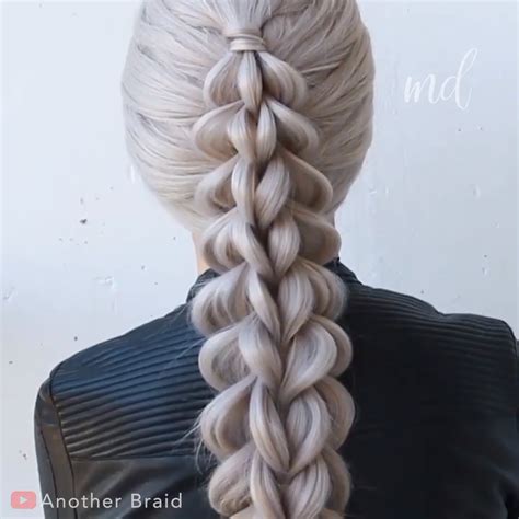 Stunning pull through braid tutorial – Artofit