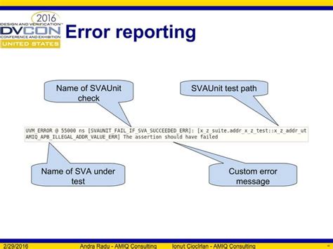 Systemverilog Assertions Verification With Svaunit Dvcon Us 2016