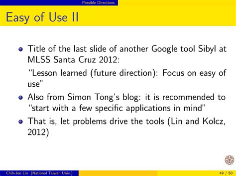 some thoughts on large scale data classification ppt