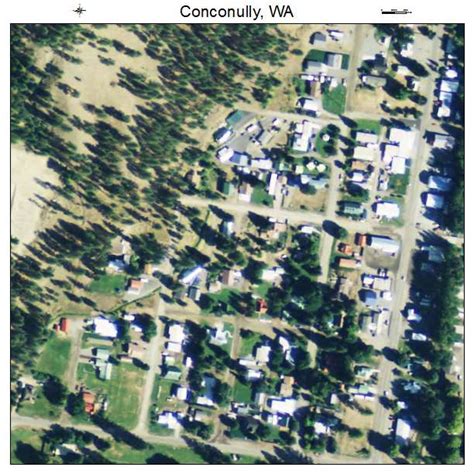 Aerial Photography Map Of Conconully Wa Washington