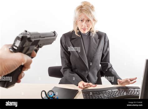 Bank Robbery And Woman Hi Res Stock Photography And Images Alamy